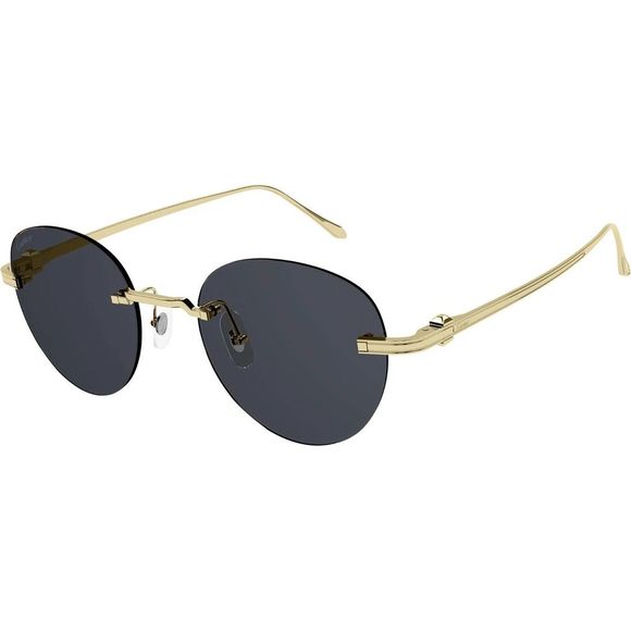 Cartier | Accessories | Cartier Round Sunglasses Ct33s002 Titanium ...